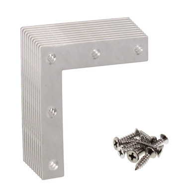 10 Pack Repair Mending Bracket Plate,ULIFESTAR Stainless Steel L Shape ...