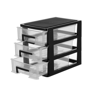 DOITOOL Three- Layer Storage Drawers - Portable Plastic Drawers ...