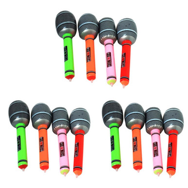 BESTOYARD Wireless Microphones 3pcs 80s Party Decorations Birthday ...