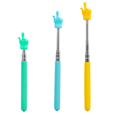 Retractable Finger Pointer Stick for Classroom: Extendable Telescopic ...