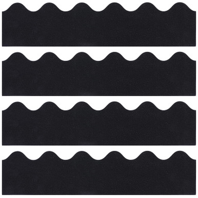 60Pcs Black Border for Bulletin Board Black Bulletin Board Borders ...