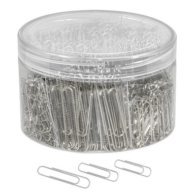 JIKIOU 750 Paper Clips, Upgraded-Non-Skid Paper Clips Medium and Jumbo ...