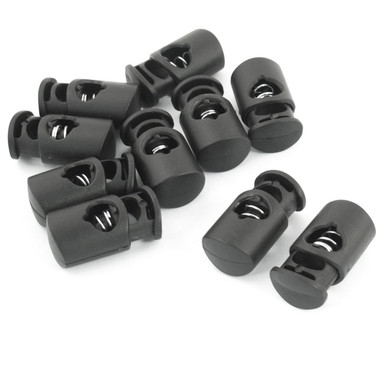 uxcell Spring Loaded Rope Cord Locks Ends Stoppers 8.5mm Dia 10 Pcs ...