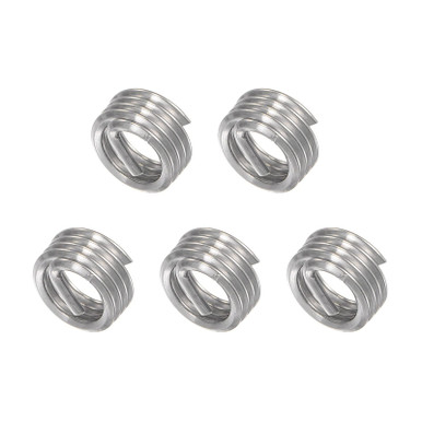 uxcell Wire Thread Inserts 10-32 UNF 1.0D 304 Stainless Steel Helical ...