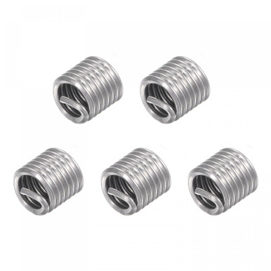 uxcell Wire Thread Inserts 1/4-20 UNC 1.5D 304 Stainless Steel Helical ...