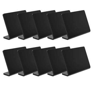 10 Pack Acrylic Mini Chalkboard Signs for Food, AITEE Black Mini ...