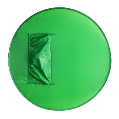 Round Green Screen Backdrop, 142cm Round Screen Backdrop Portable Green ...