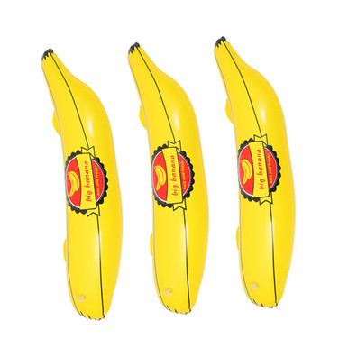 BESTOYARD 12 Pcs Inflatable Banana Banana Outdoor Toys Inflatable Pool ...