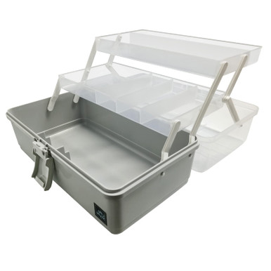 Anbestor 3 Layers Plastic Portable Storage Box, Multipurpose Organizer ...