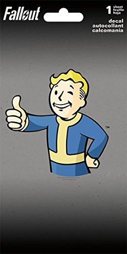 Fallout Vault Boy 4"x8" Color Decal - Warehousesoverstock