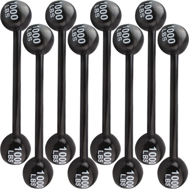 Haconba 8 Pcs 47 Inch Inflatable Dumbbell Giant Inflatable Barbell Blow ...