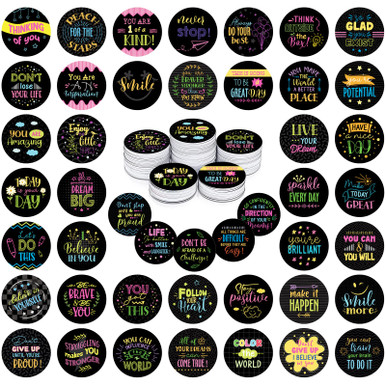 150 Packs Plastic Positive Affirmation Chips Cards with 50 Different ...