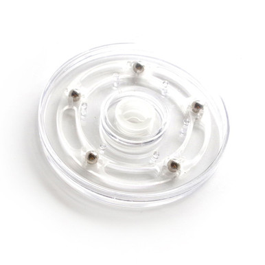 Clear Acrylic Manual Bearing Turntable Rotary Bracket Display Stand ...