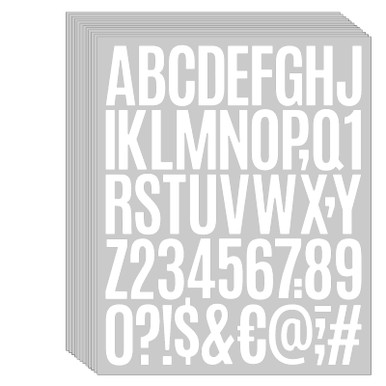 12 Sheets 2 Inch Large Letter Stickers, 600 Pcs Letter Stickers Large ...