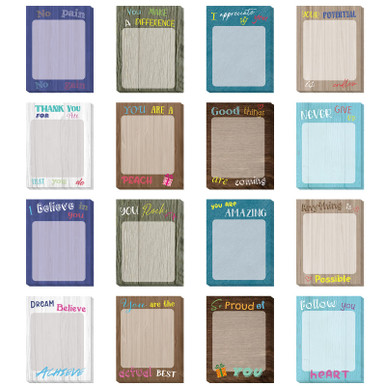 16 Pieces Modern Inspirational Note Pads Bulk 3 x 4 Inch Farmhouse ...