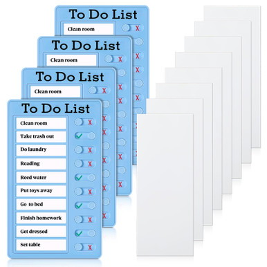 4 Pieces to Do List Checklis Boards Plastic RV Chore Chart Memo Boards ...