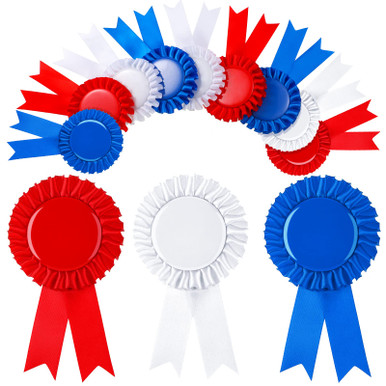 Blank Award Ribbon Rosette Ribbon Award Medals Make Your Own Place ...