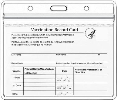 FirstZi 10 Count Extra Large Thickened Clear Business Card Name Tags ...