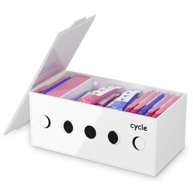 HIIMIEI Tampon Holder For Bathroom, Shark Week Feminine Period Product ...
