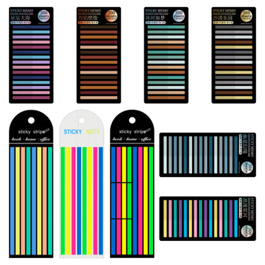 HAUTOCO 2440pcs Transparent Highlighter Tape, Removable Long ...