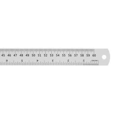 HARFINGTON Stainless Steel Ruler 24 Inch 60cm Metric English Ruler with ...