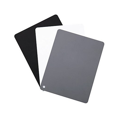 JJC 4" x 5.2" PVC White Balance Card Set for Achieving Perfect Color ...
