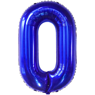 Giant, Navy Blue Number 0 Balloon - 40 Inch | Blue 0 Balloon, Navy Blue ...