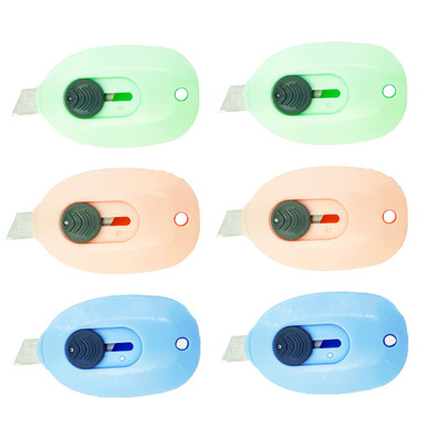 Mini Box Cutters, 6Pcs Retractable Art Cutter Utility Knife,Cute ...