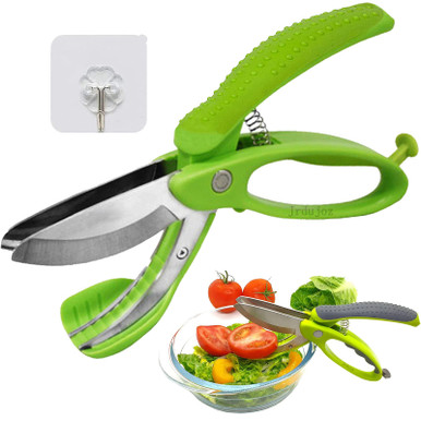 Salad Scissors for Chopped Salad, Salad Cutter Chopped Salad Tong ...