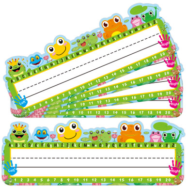 50 Pcs Desk Name Tags Classroom Nameplates for Student Desks and Locker ...