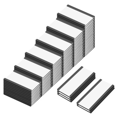 MVISUAL C Channel Magentic Label Holders 1x2 Inch with Paper Inserts ...