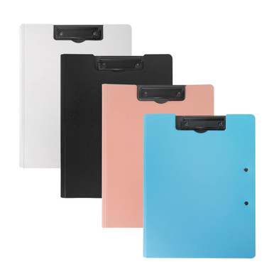 souG A4 Size Foldable Clipboards, 4 Pcs 360 Degree Cover Clipboard File ...