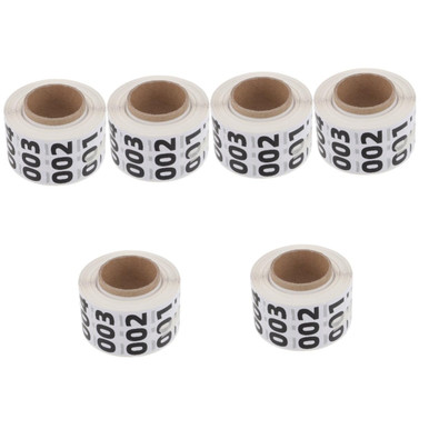Ciieeo 6 Rolls Stickers Floor Trim Thermal Printer Labels Outdoor ...