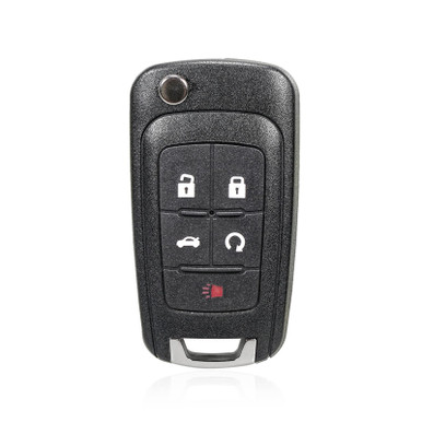5 Buttons Flip Key Fob Keyless Entry Remote Replacement for Chevy ...