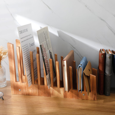 Honoson Desk File Mail Organizer Countertop 12 Slots Desk Organizer ...