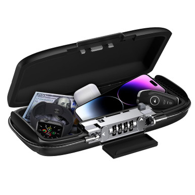 ORIA Portable Safe Box, Personal Lock Box, 4 Digit Combination Security ...