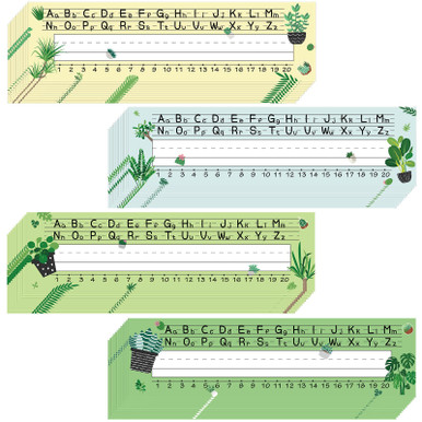 Outus 48 Pcs Greenery Name Tag Label Eucalyptus Cutout Nameplate for ...