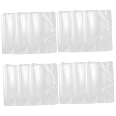STOBOK 12 Pcs Laptop Case Clear Binder Clear Sheet Protectors Plastic ...