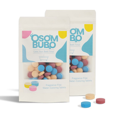 Bath Color Tablets for Kids 120 Count (2 Packets, 60 Tablets Each ...