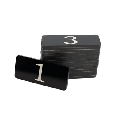 StayMax Plastic Rectangle Locker Numbered Sticker Room Number Table ...