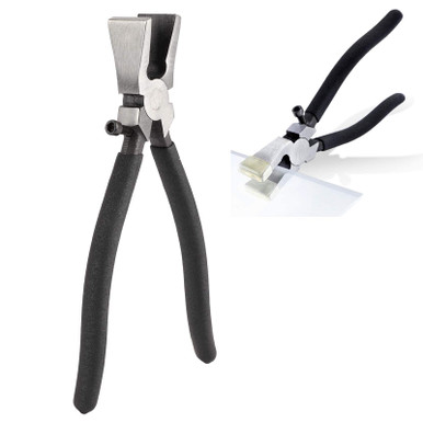 Glass Breaking Plier, Metal Glass Running Pliers with Curved Jaws Glass ...