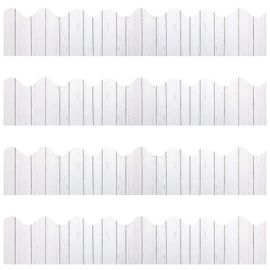 100 Feet White Wood Bulletin Board Border Straight Border Trim ...