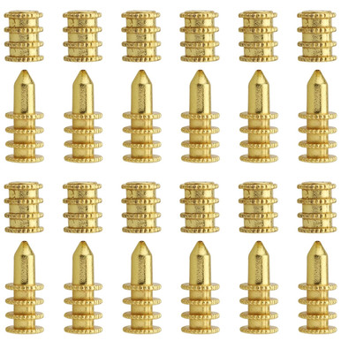 Table Pin FMHXG 12 Sets Gold Metal Table Pins Dowels, Table Bolt Sleeve ...