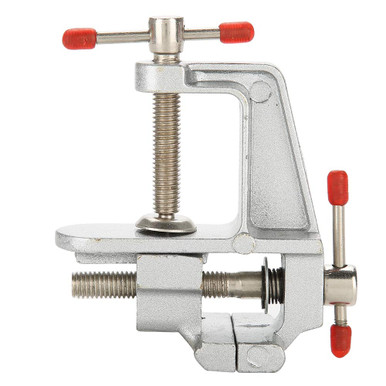 Mini Vise,3.5" Aluminum Miniature Small Jewelers Hobby Clamp on Table ...