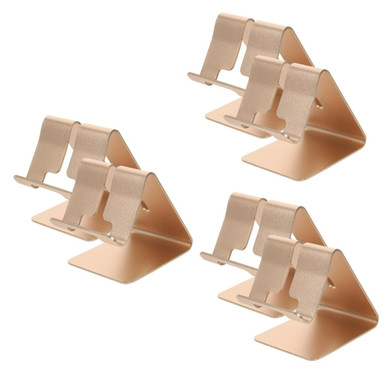 BESTOYARD 6 pcs Accessory Holder Golden Sturdy Aluminium Desktop ...