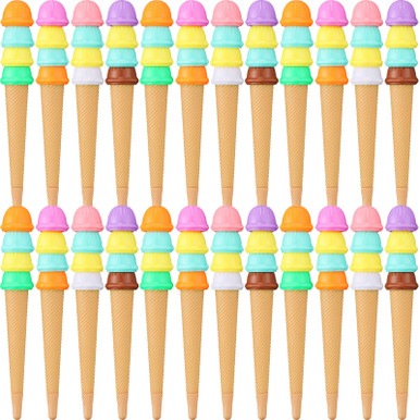 24 Pack Ice Cream Party Favors Ice Cream Pen Novelty Cute Ink Pen ...