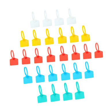 Ciieeo 100pcs Cable Label Zip Ties Heavy Duty Wire Tags Cable Marking ...