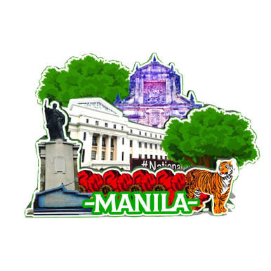 Philippines Manila Magnet Fridge Magnet Wooden 3D Landmarks Travel ...