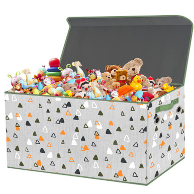 VERONLY Extra Large Toy Box for Girls Boys,Collapsible Toy Chest ...