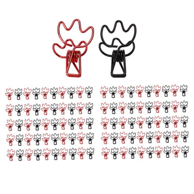 100pcs Binder Clips, Metal Wire Binder Clips, Office Supplier School ...